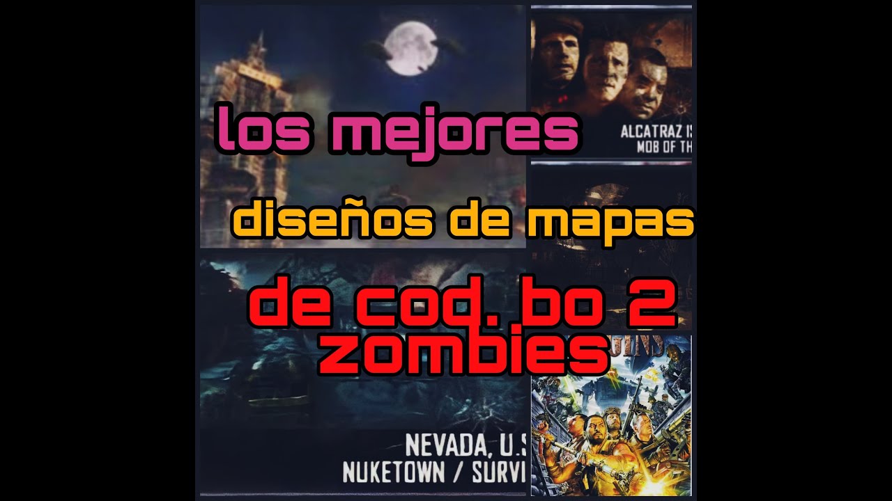 [TOP 5 ] Mejores diseños en mapas de black ops 2 Zombies - YouTube