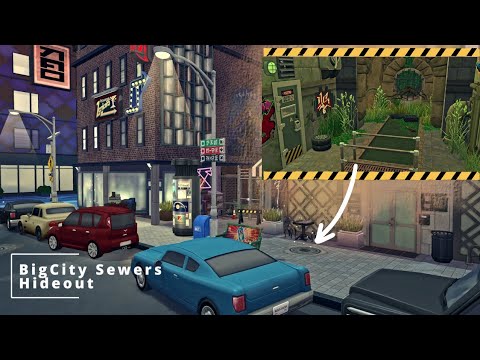 BigCity Sewers Hideout +++ Kanalisationsversteck +++ The Sims4 Build ...