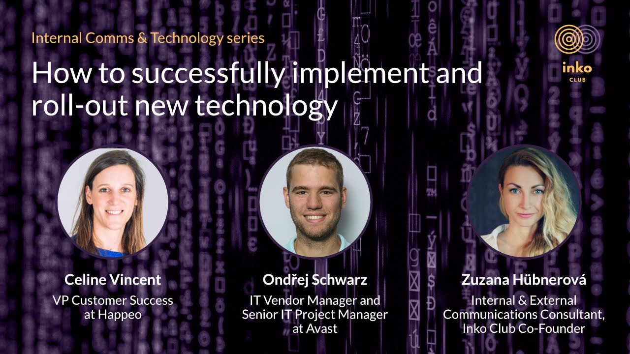 How to successfully implement and roll-out new technology | Internal ...
