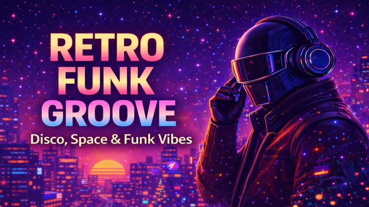 Retro Funk & Space Groove 🚀 | Disco Funk Background Music Station - YouTube