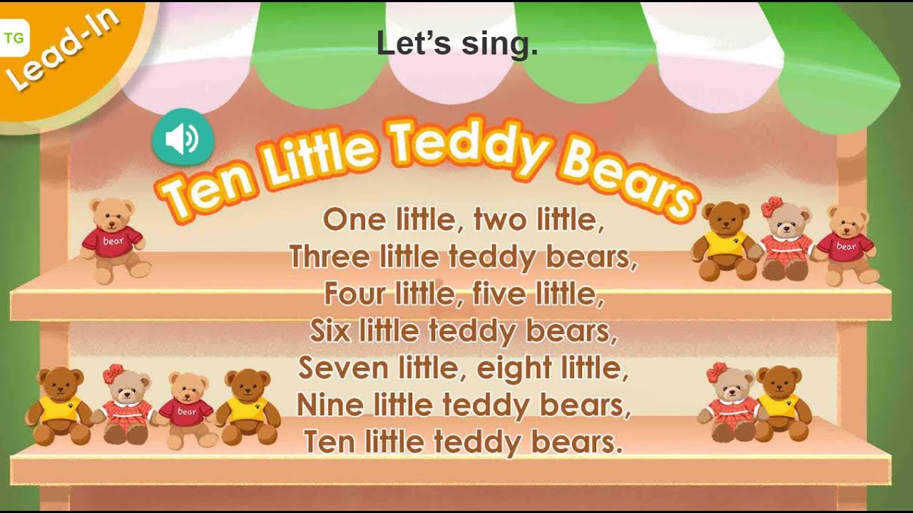 51Talk - Ten Little Teddy Bears Song - YouTube
