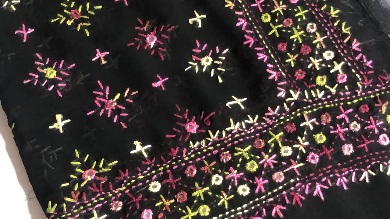Multani Chadar Hand Made Embroidery WhatsApp 03026655979 - YouTube