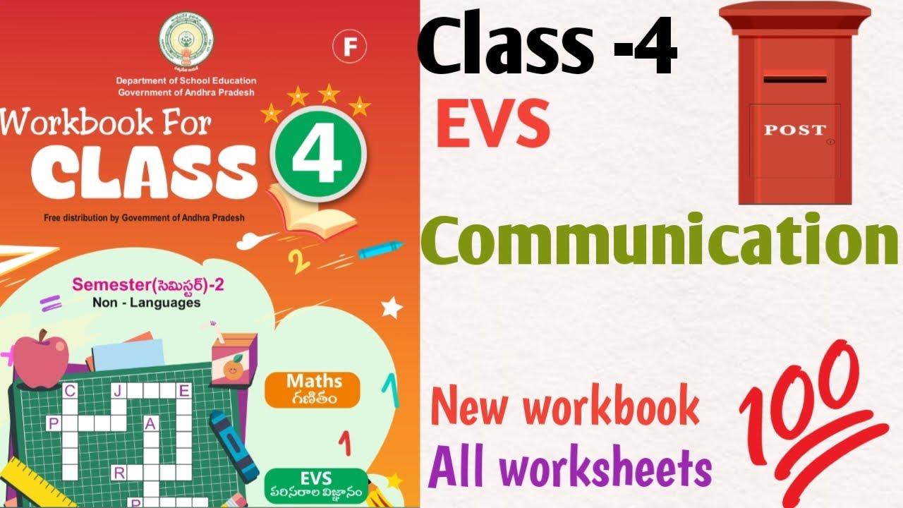 4th Class EVS Workbook 9th lesson " Communication " - YouTube