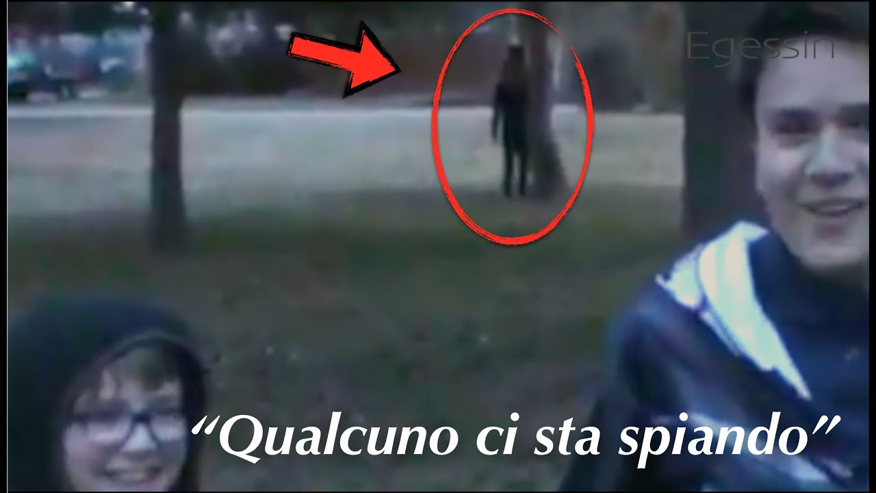 8 PERSONAGGI INQUIETANTI ripresi a video - YouTube