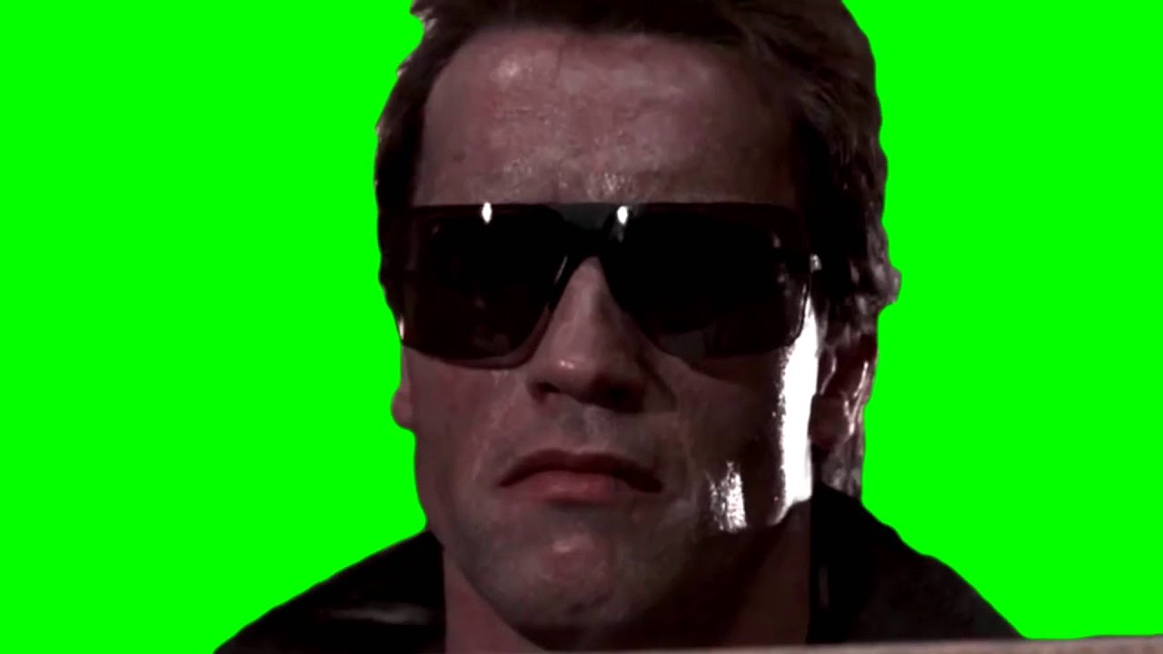I'll Be Back - Blue / Green Screen (Terminator 1 Scene) Free Green ...
