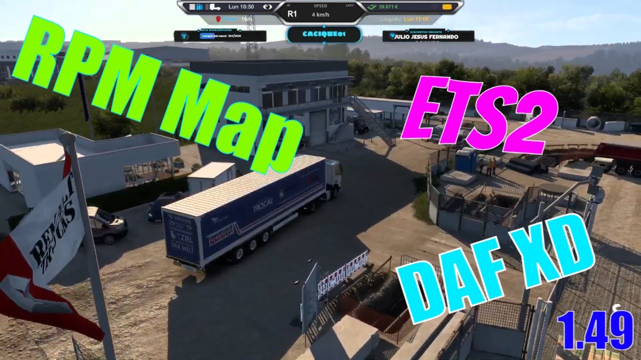 ETS2 1.49 + Mods + Map RPM 1/1 + Map CEIBO - YouTube