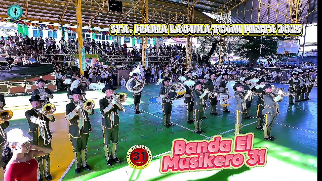 Banda El Musikero - Marching Band Competition at Sta. Maria Laguna Town ...