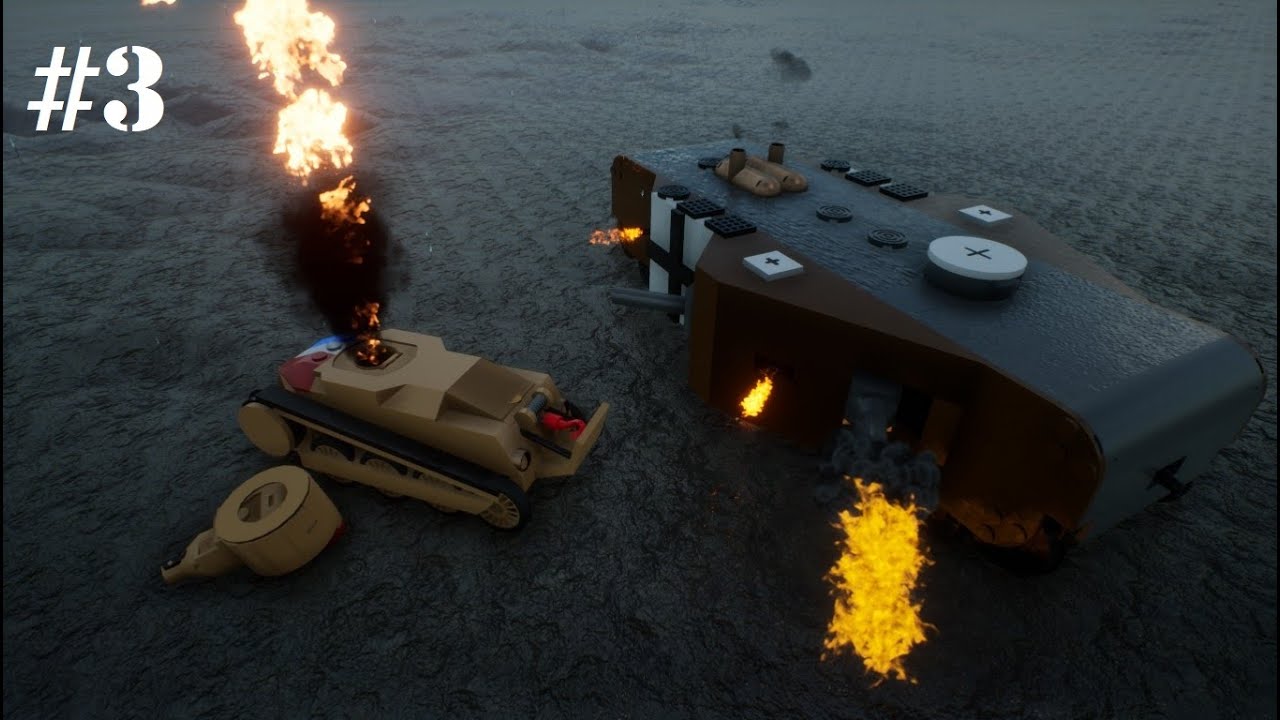 Brick Rigs WW1 Tankbattle Tanks #3 - YouTube