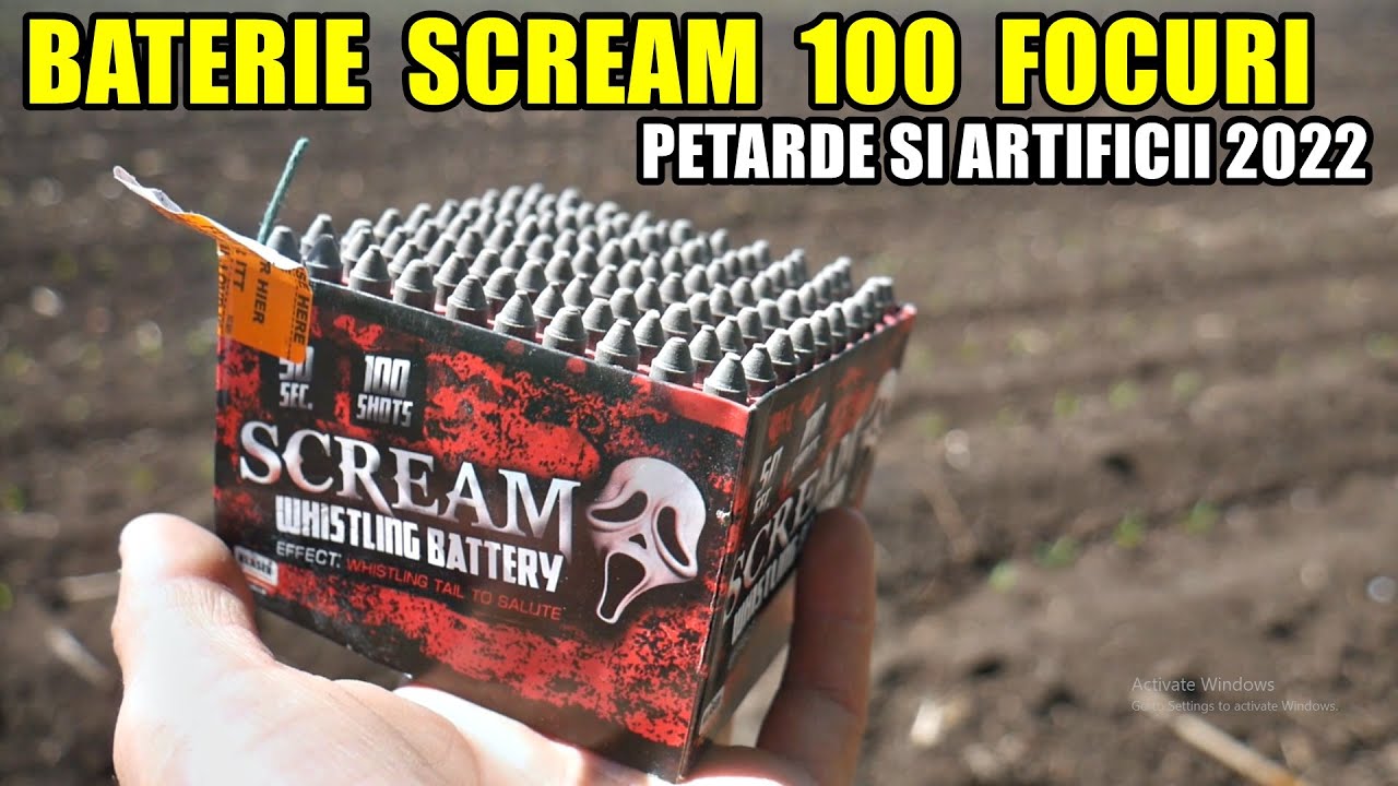 🎆Testez artificii și o SUPER baterie SCREAM cu 100 de focuri ‼️🧨🧨🧨 ...