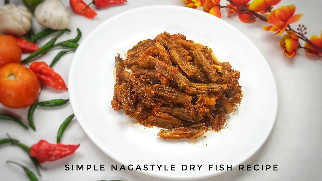 Simple Nagastyle Dry Fish recipe|Bombil Dry fish|Bombay Duck Dry Fish ...