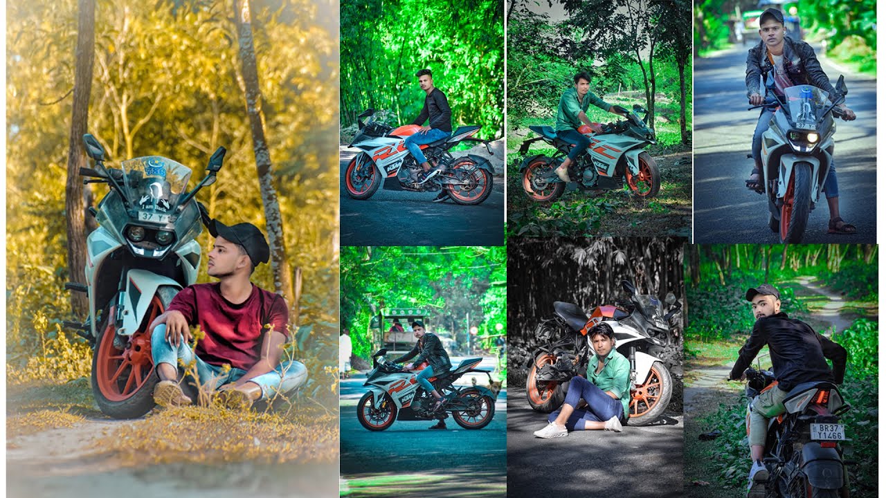 How to 🔥photoshoot with KTM Bike - photoshoot poses with KTM bike ...