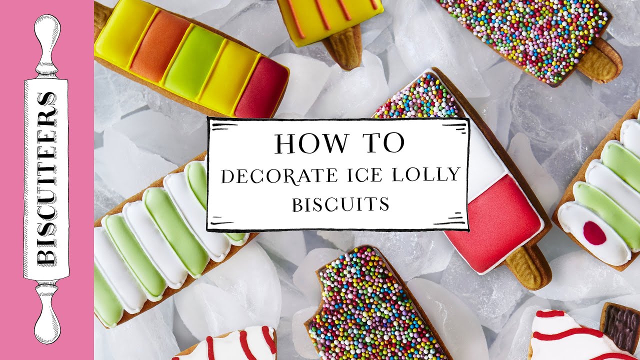 How to Ice Summer Ice Lolly Cookies | Biscuiteers Hand-Iced Biscuits ...