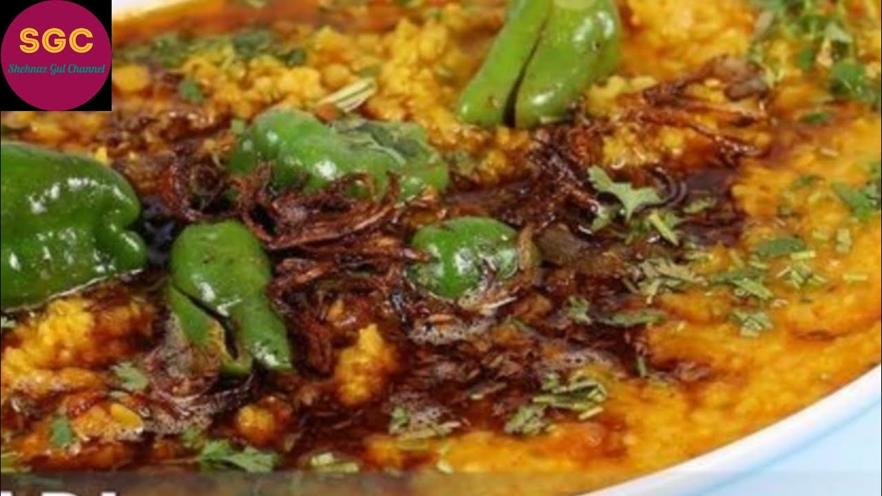 Daal goasht in dhaba style by shahnaz gull home - YouTube