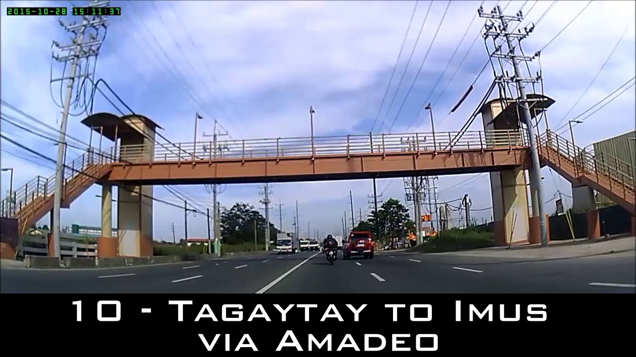 Road Trip #10 - Tagaytay to Imus (via Amadeo) - YouTube