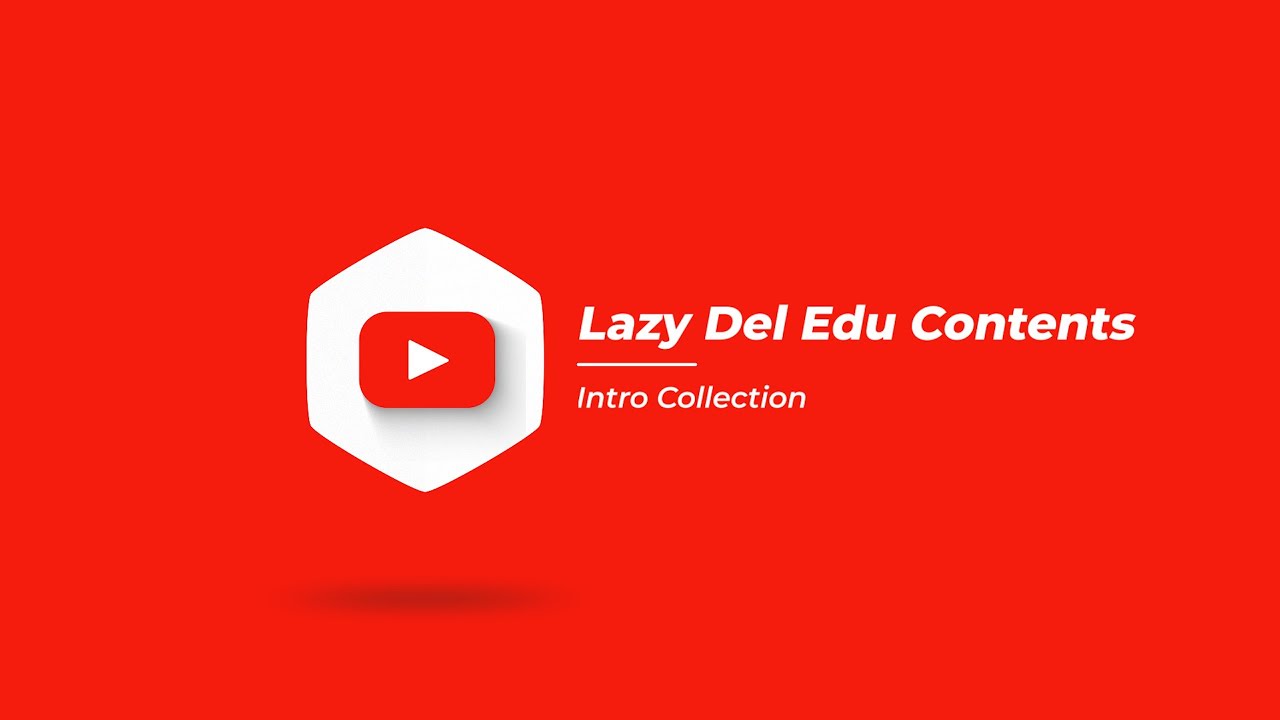교육 콘텐츠 인트로 제작 모음집(Education Contents Opener&Intro Collection) - YouTube