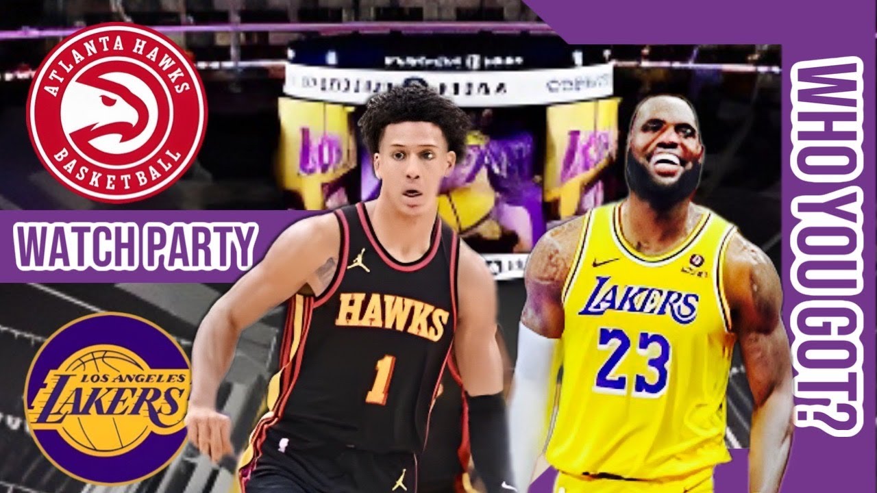 Atlanta Hawks vs LA Lakers | Live Play by Play/Watch Party Stream | NBA ...