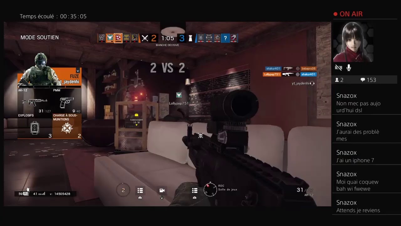 Live road to level 50 (R6) - YouTube