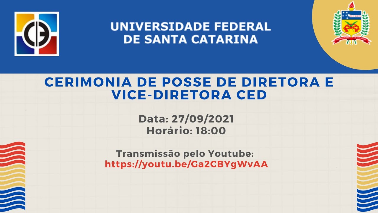 Cerimônia de posse da Diretora e Vice-Diretora do Centro de Ciências da ...
