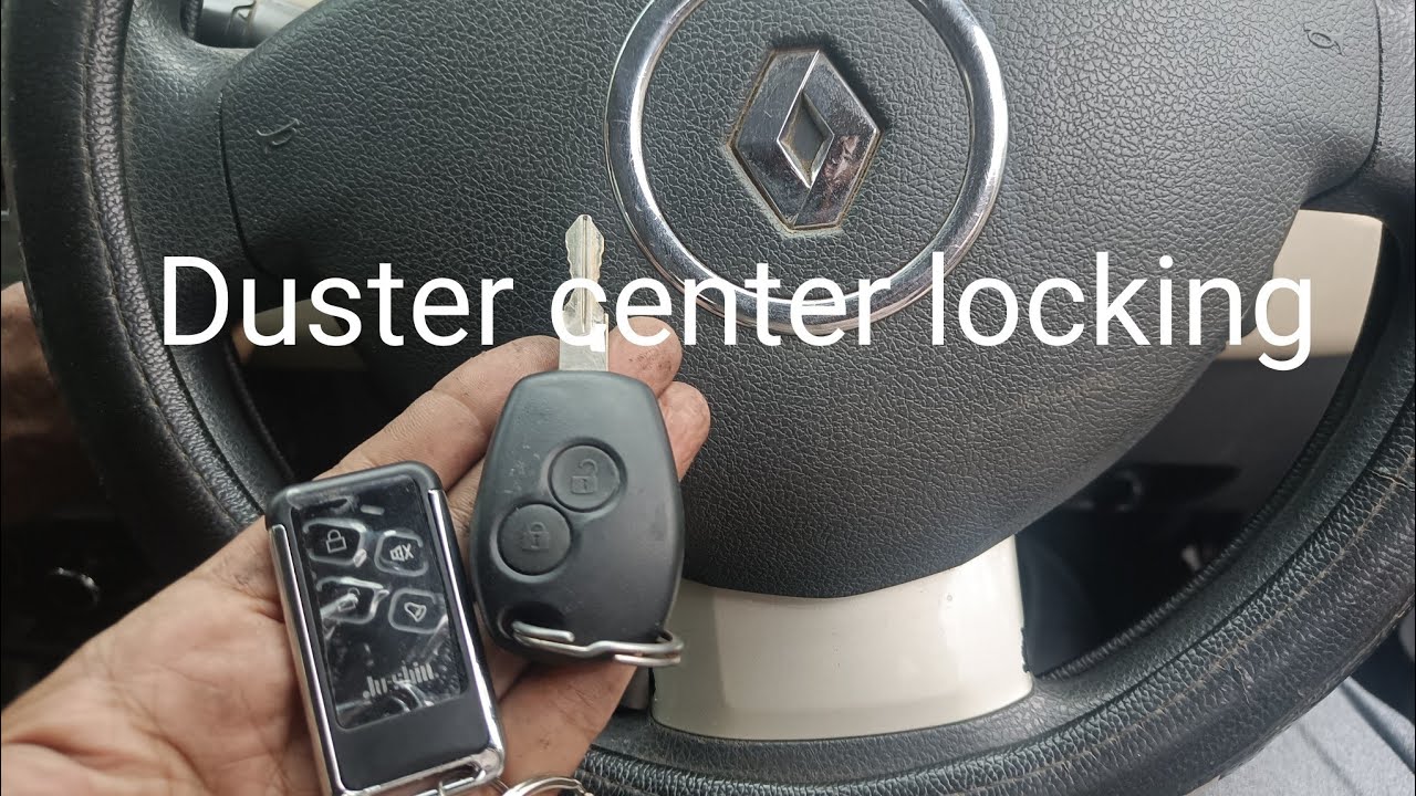 Duster remote problem central locking fitment - YouTube