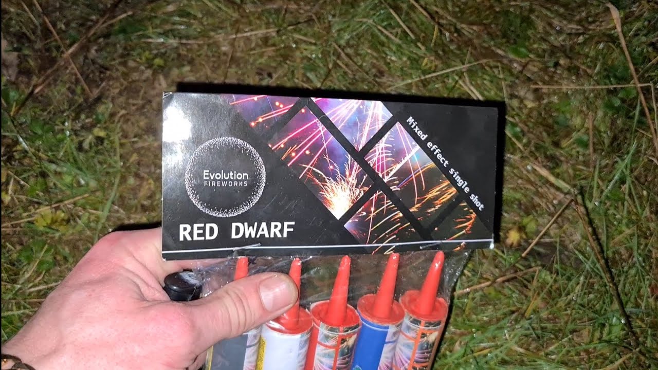 Red Dwarf Single Shot By Evolution Fireworks - YouTube