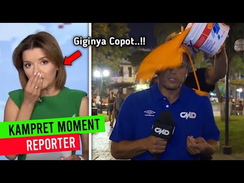 Giginya Copot Saat LIVE..!! Deretan Momen K4MPRET Reporter/Pembawa Acara #05
