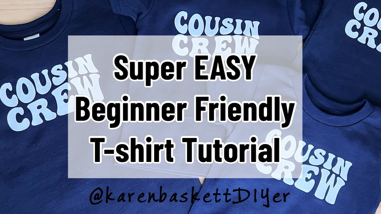EASY, beginner friendly T-shirt tutorial - YouTube