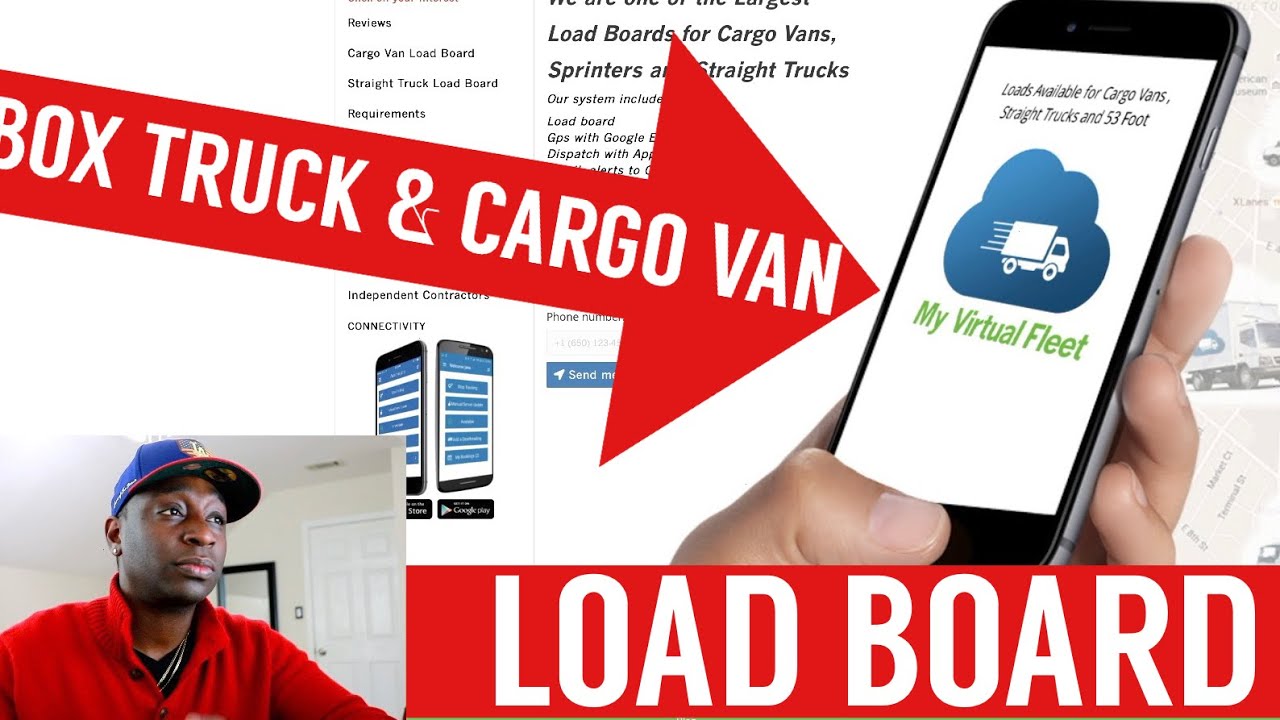 Booking Loads With Box Trucks & Cargo Vans My Virtual Fleet Load Board ...