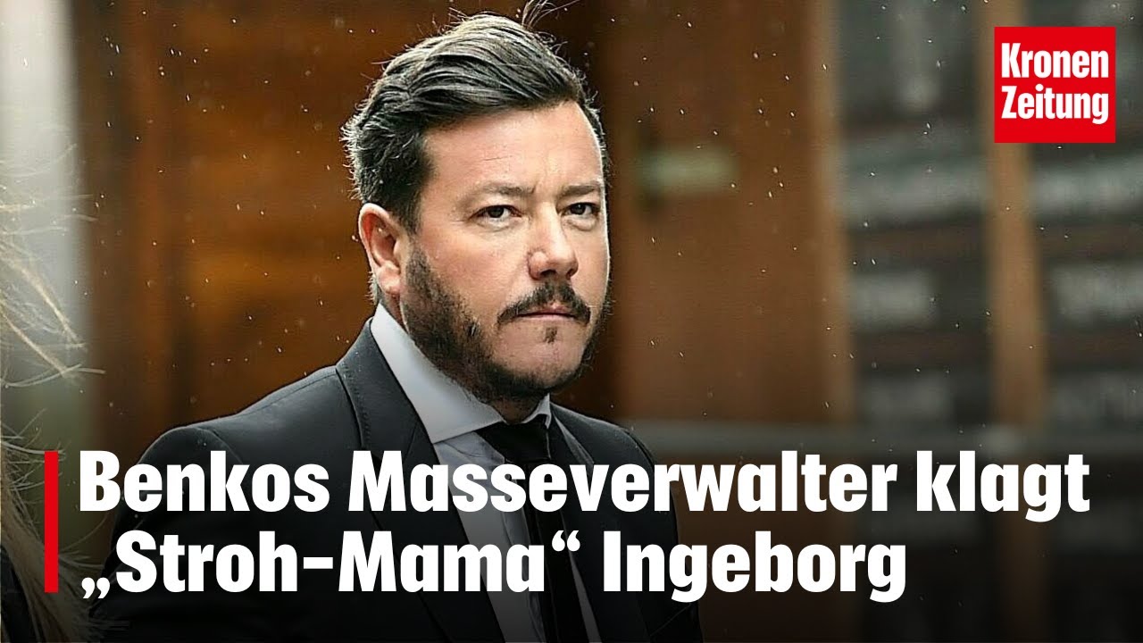 Benkos Masseverwalter klagt „Stroh-Mama“ Ingeborg | krone.tv NEWS - YouTube