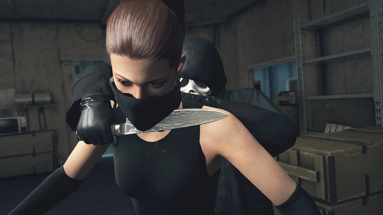 HITMAN The Final Test Ghostface Stab and Slice Knife Kill Everyone ...