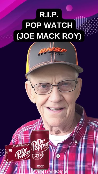 Pop Watch (Joe Mack Roy) Veteran And TikTok Star Passed Away At Age 90 (short) - YouTube