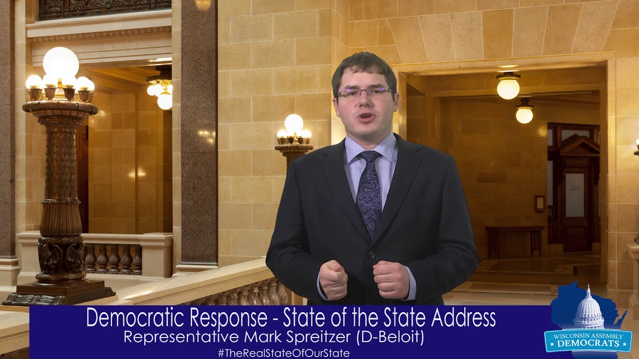 Rep. Spreitzer: State of the State Response - YouTube