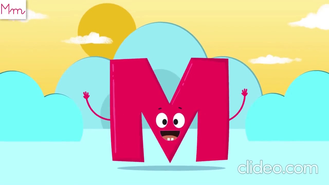 CONSONANTE M PRONUNCIACION Y TRAZO - YouTube