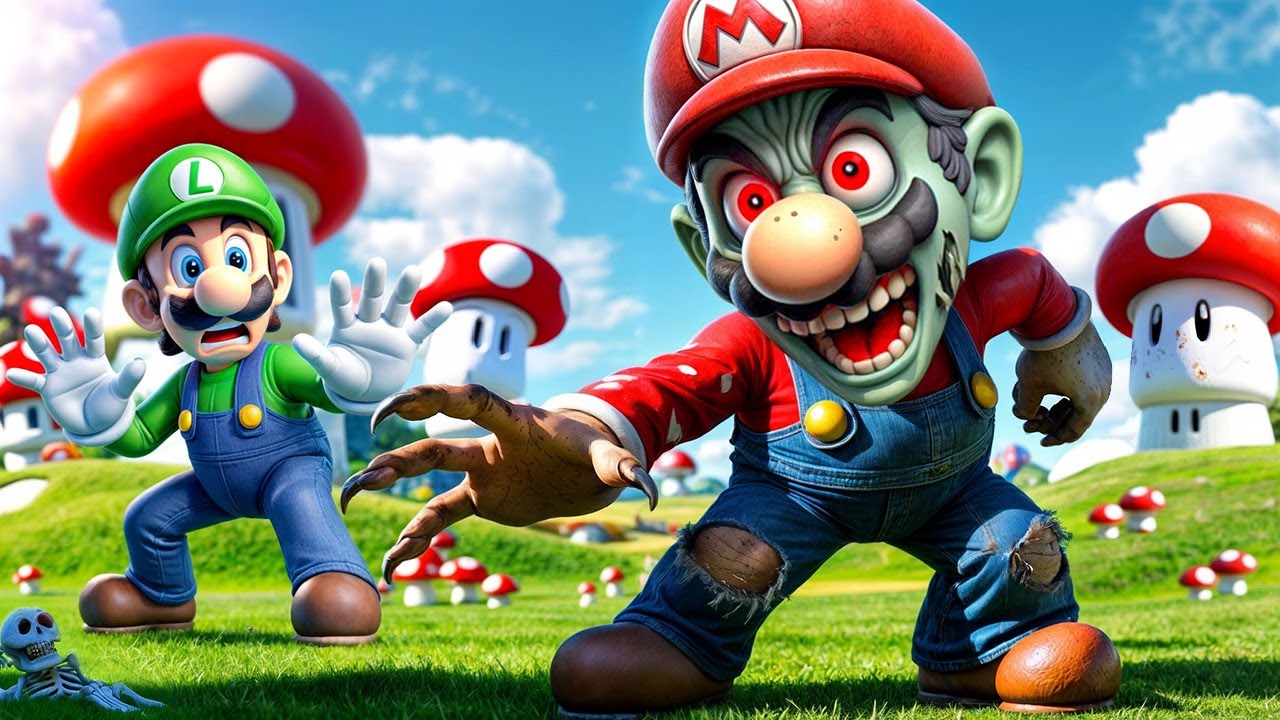 OMG Zombie Mario: Can Luigi save him? - YouTube