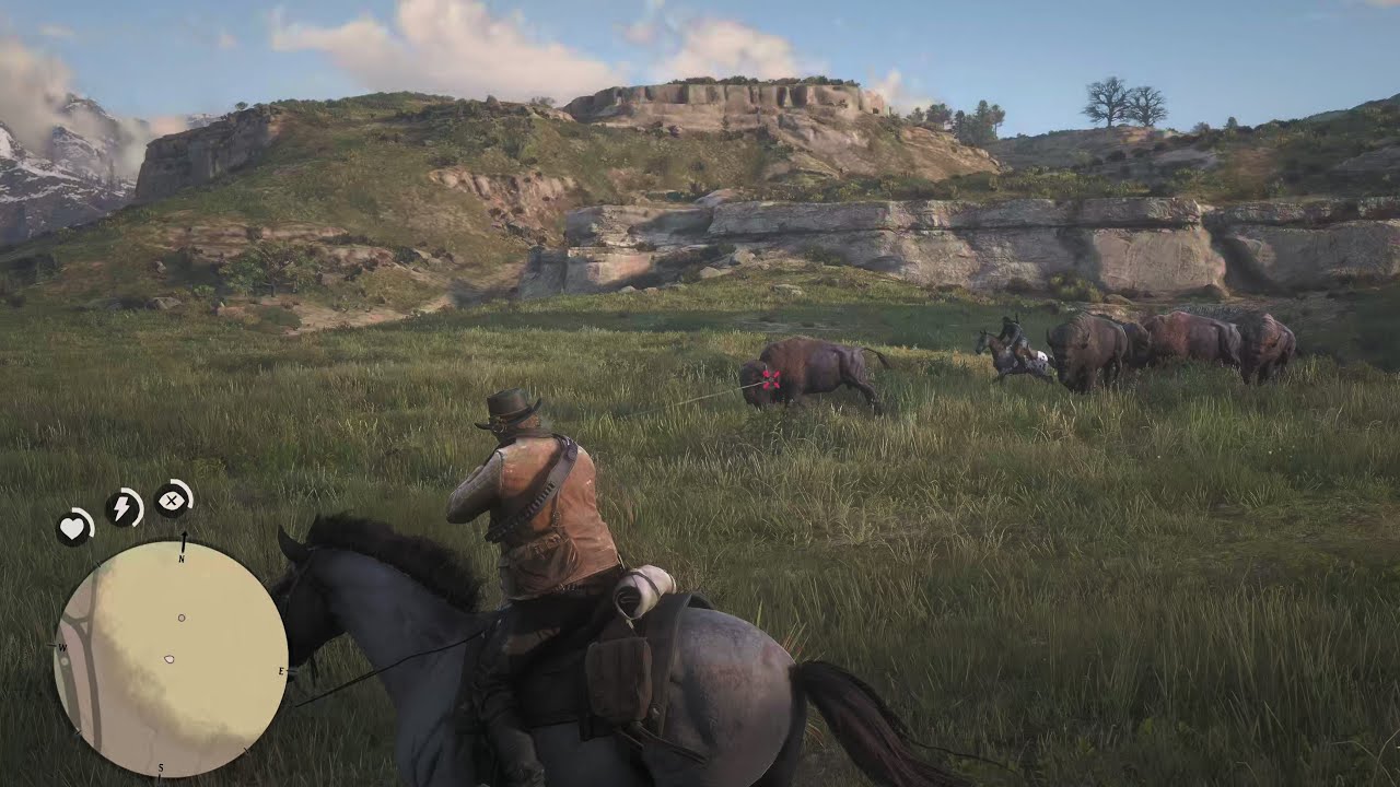 [4K HDR] RDR2 Story Mode - Chapter 2 Horseshoe Overlook - Hunting with ...