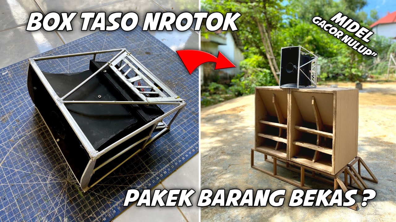 HASILNYA GILAAA‼️ Cara bikin box taso dari barang bekas NRATAK GACOR ...