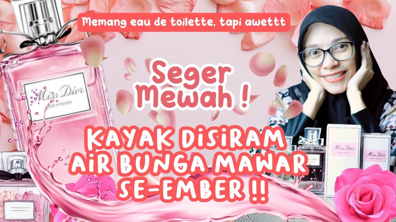 KAYAK DISIRAM AIR SE-EMBER‼️ || Pesona wangi Miss Dior Rose N Roses ...