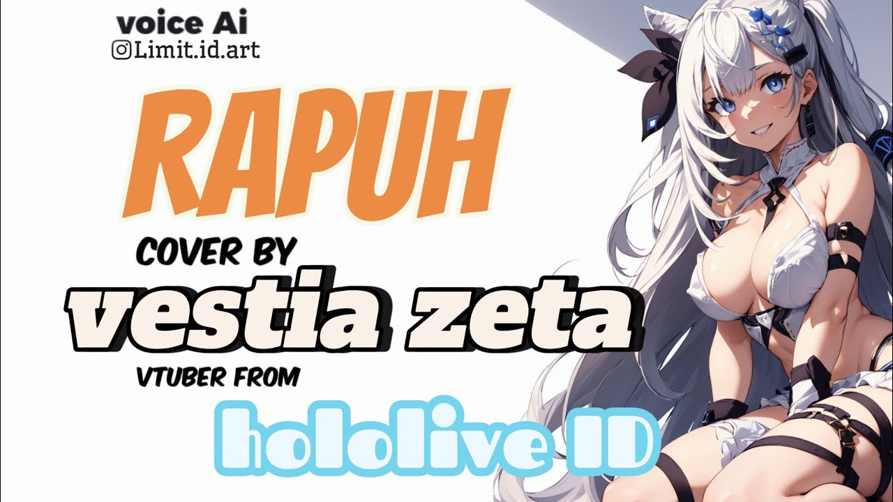 Rapuh - Vestia Zeta • cover By vtuber hololive ID • lyrics • Voice Ai - YouTube