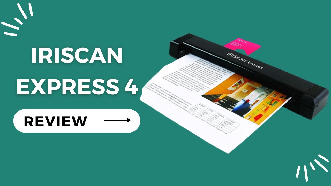 IRIScan Express 4: Scan Anything, Anywhere, Anytime with This Portable ...