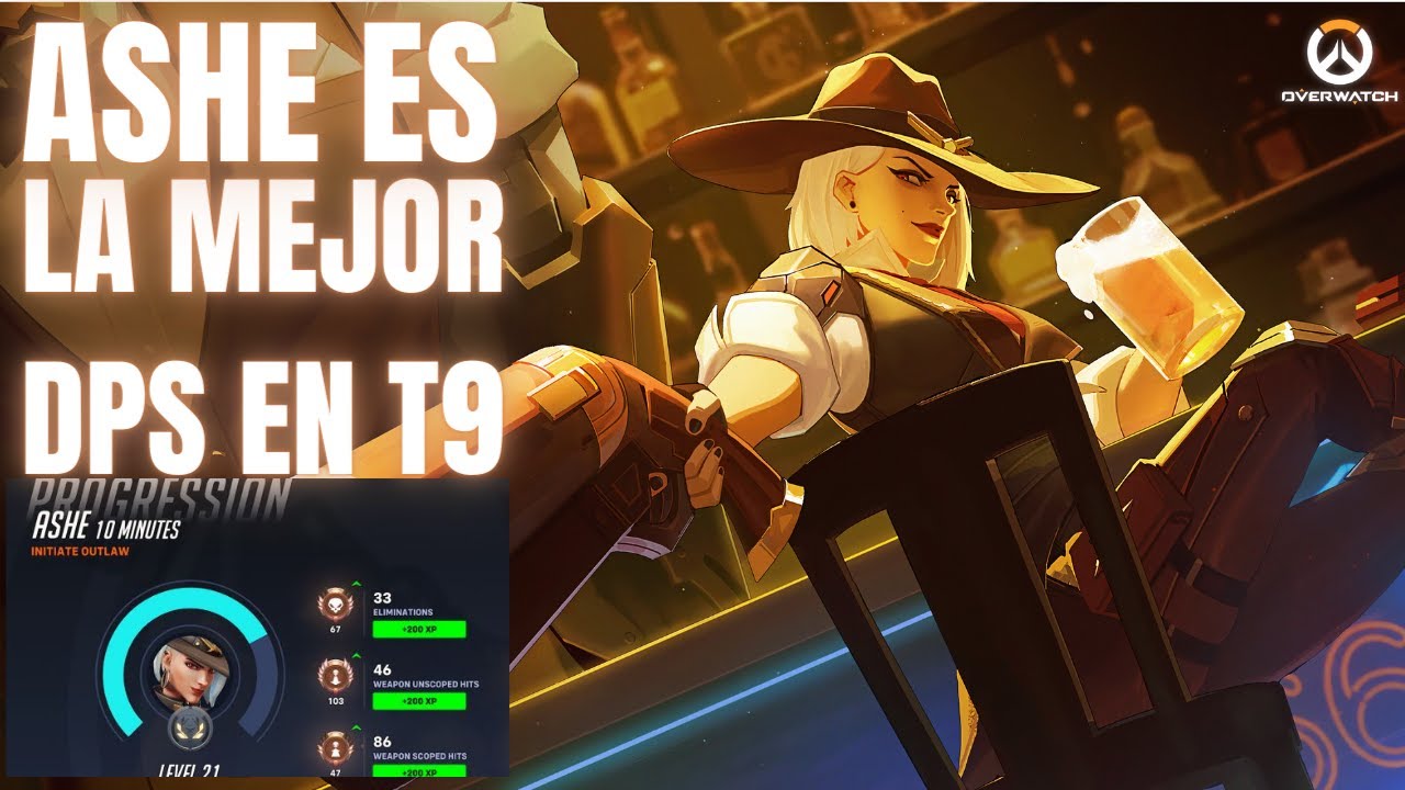 Ashe overwatch l Overwatch season 9 l Ashe overwatch gameplay - YouTube