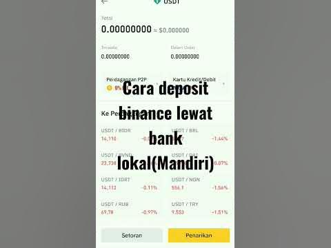 Cara deposit binance lewat bank lokal (Mandiri) - YouTube