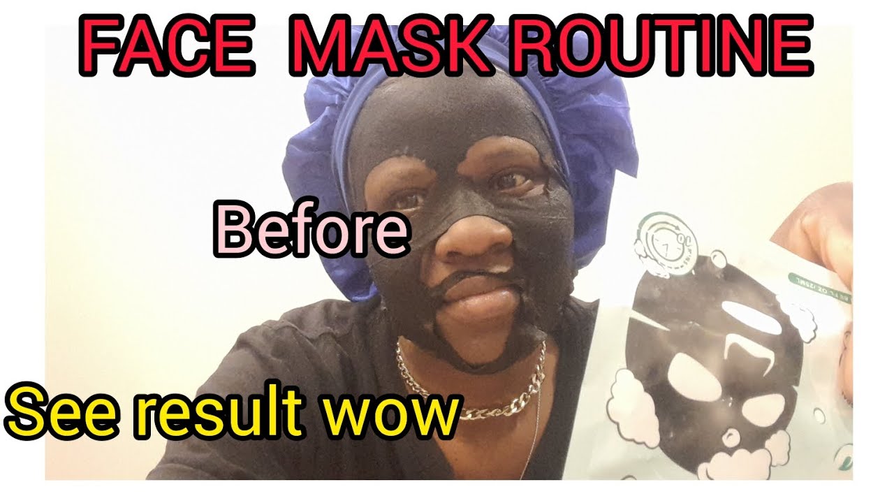 My Face mask Morning Routine//Face mask//Vlogmas Day 22 - YouTube