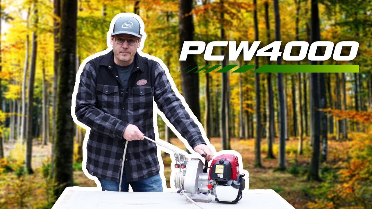 PCW4000 Introduction 2024 | GXH50 Gas Powered Pulling Winch - YouTube