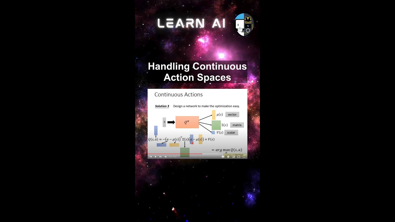 Handling Continuous Action Spaces #ai #artificialintelligence # ...