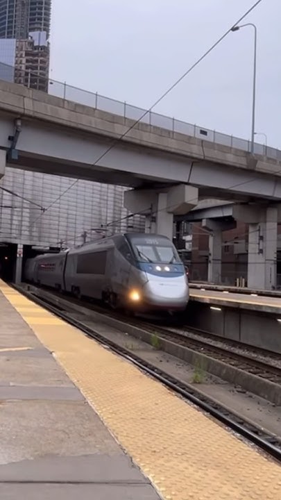 Amtrak Acela #2155 Departs BOS With Horn Show K5LA Hybrid (June 22, 2024) #acela #amtrak #shorts ...