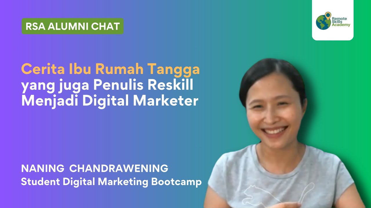 Cerita Ibu Rumah Tangga yang juga Penulis Reskill Menjadi Digital Marketer - YouTube