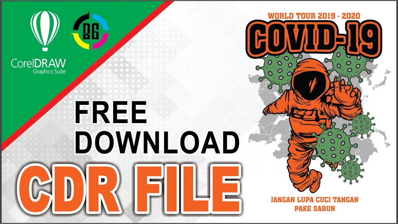 DESAIN KAOS COVID-19 (VIRUS CORONA) - YouTube