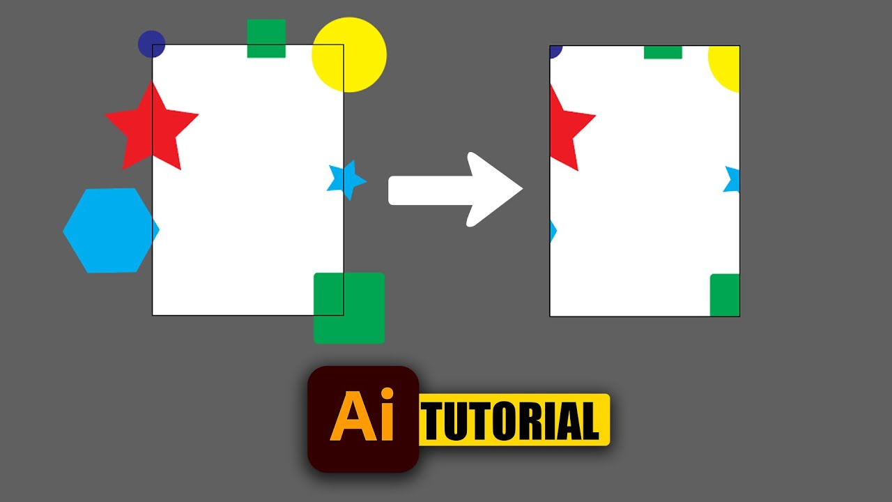How to trim view illustrator #creative #illustrator #tutorial - YouTube