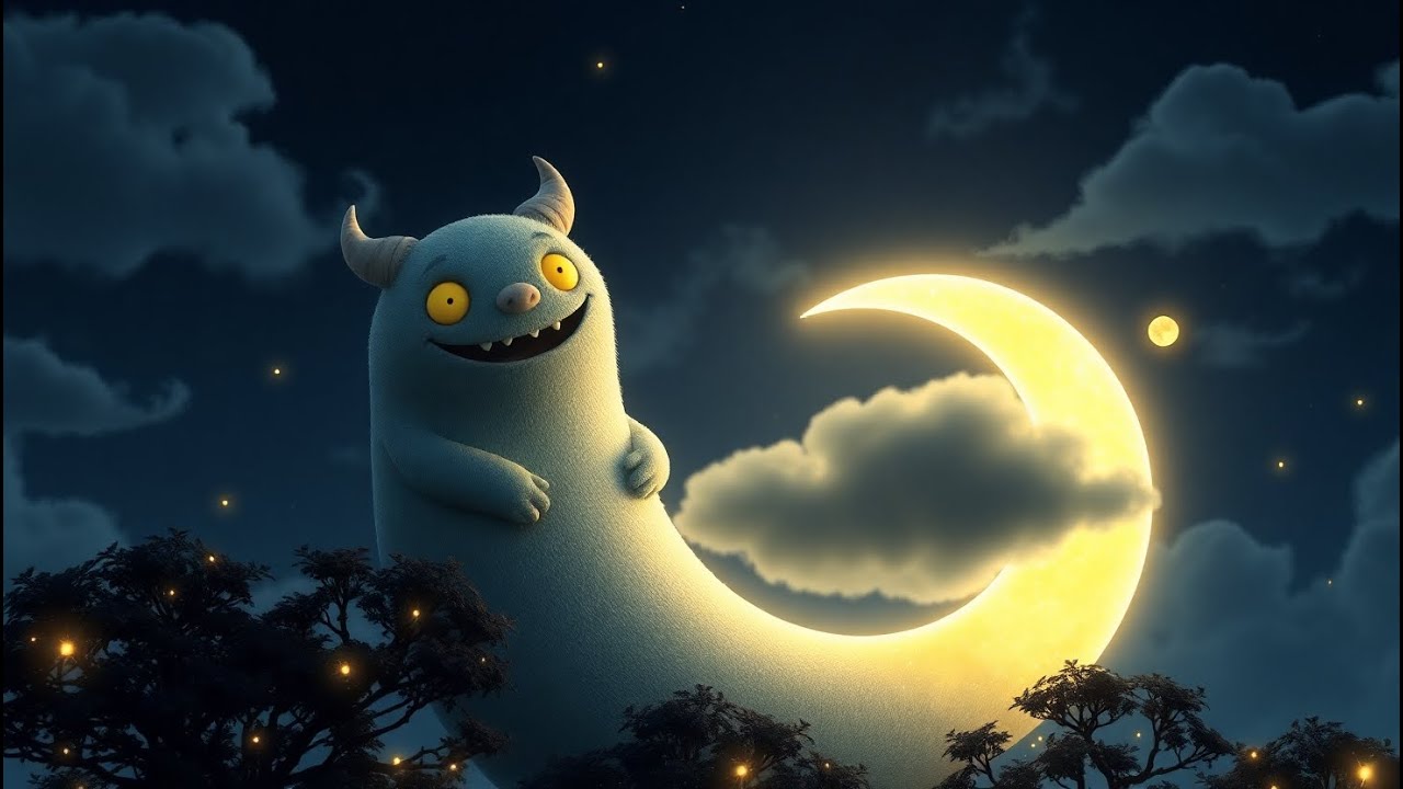 The Moon Monster Who Loved Lullabies | Soothing Bedtime Song for Kids ...
