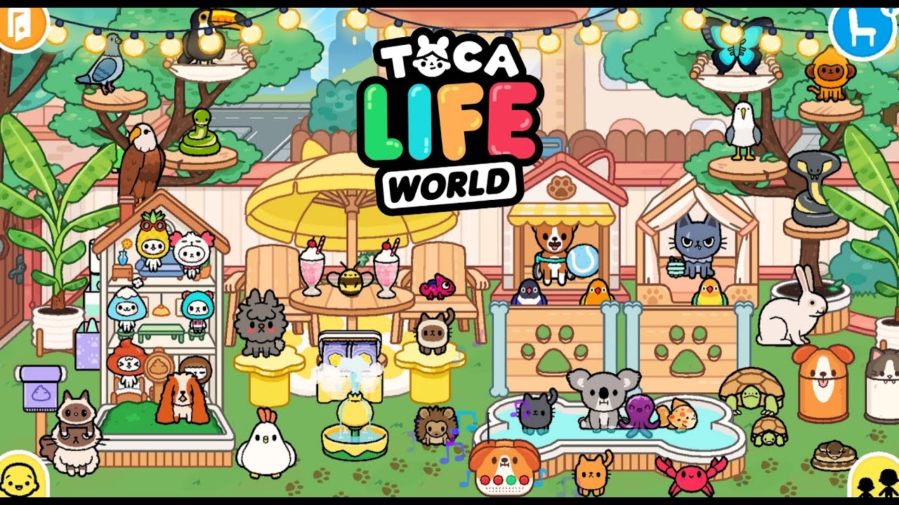 Cute Pet's House 2 and Animals Full House Ideas | Toca Boca World - YouTube