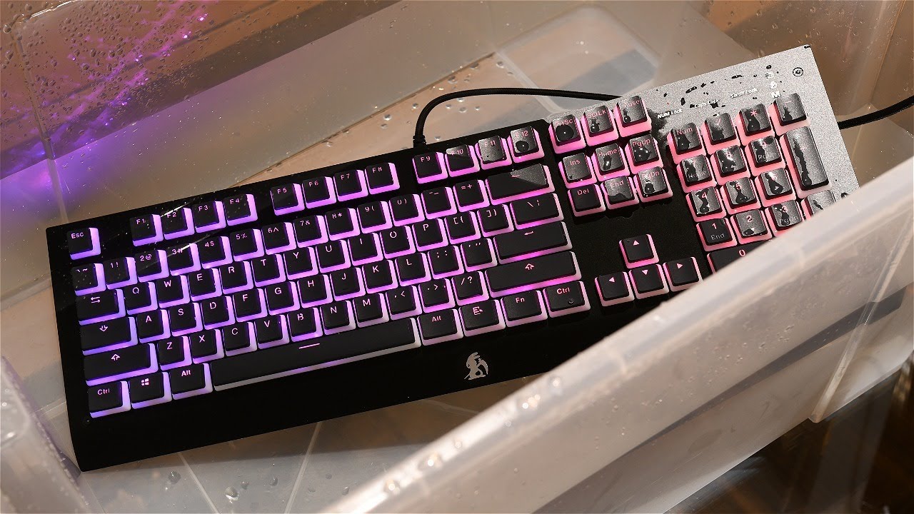 This Gaming Keyboard Types Underwater! Wicked Bunny Rapid RGB ...